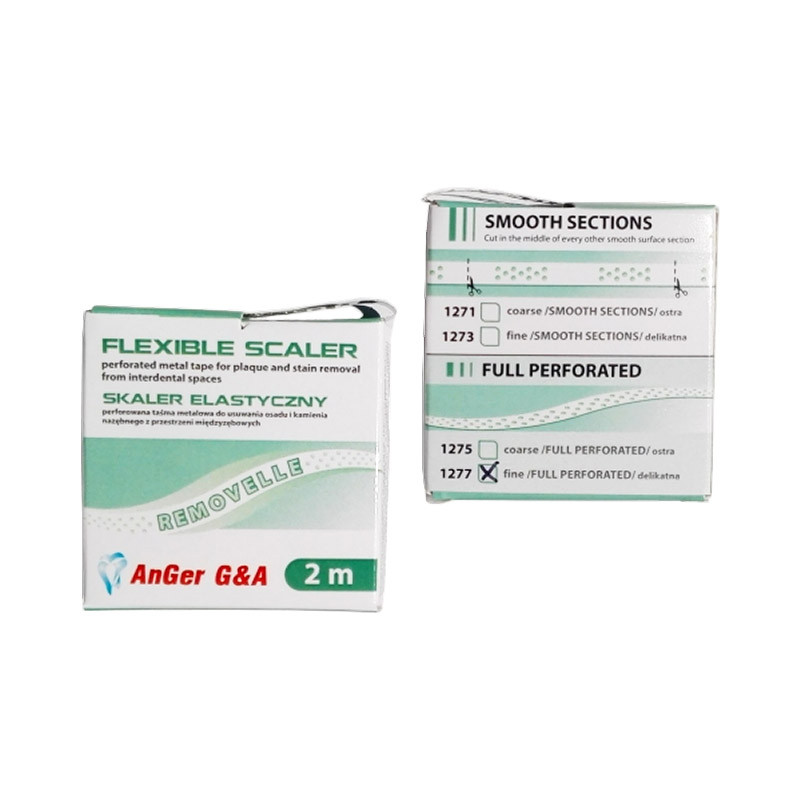 Metal Flexible Scaler with smooth sections - Dentaland