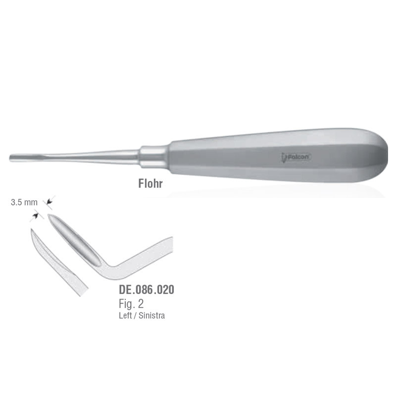 Root Elevator Flohr N2 Left - Dentaland