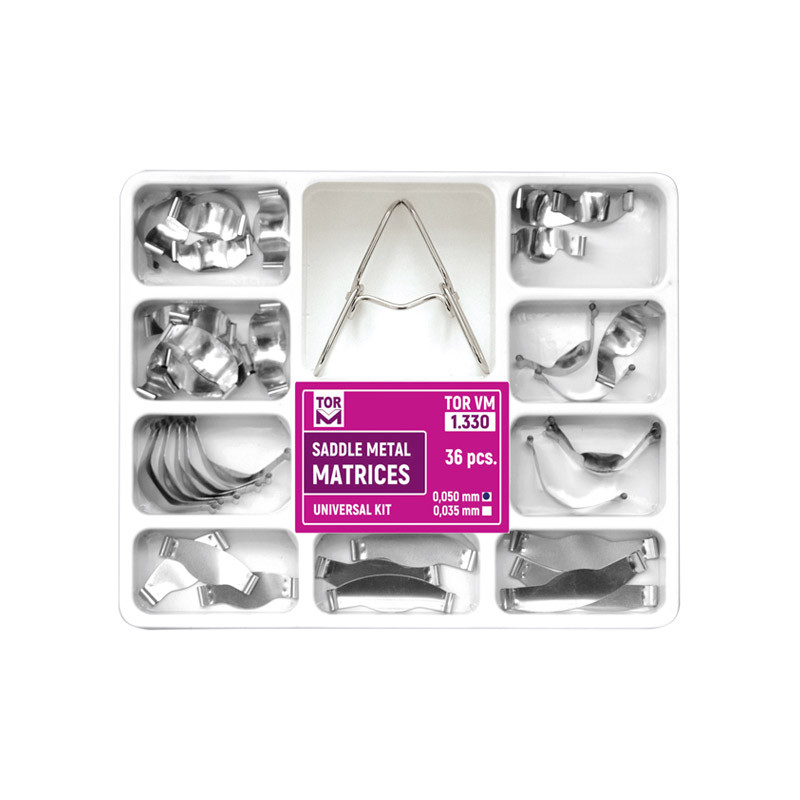 Saddle Metal Matrices Universal Kit - Dentaland