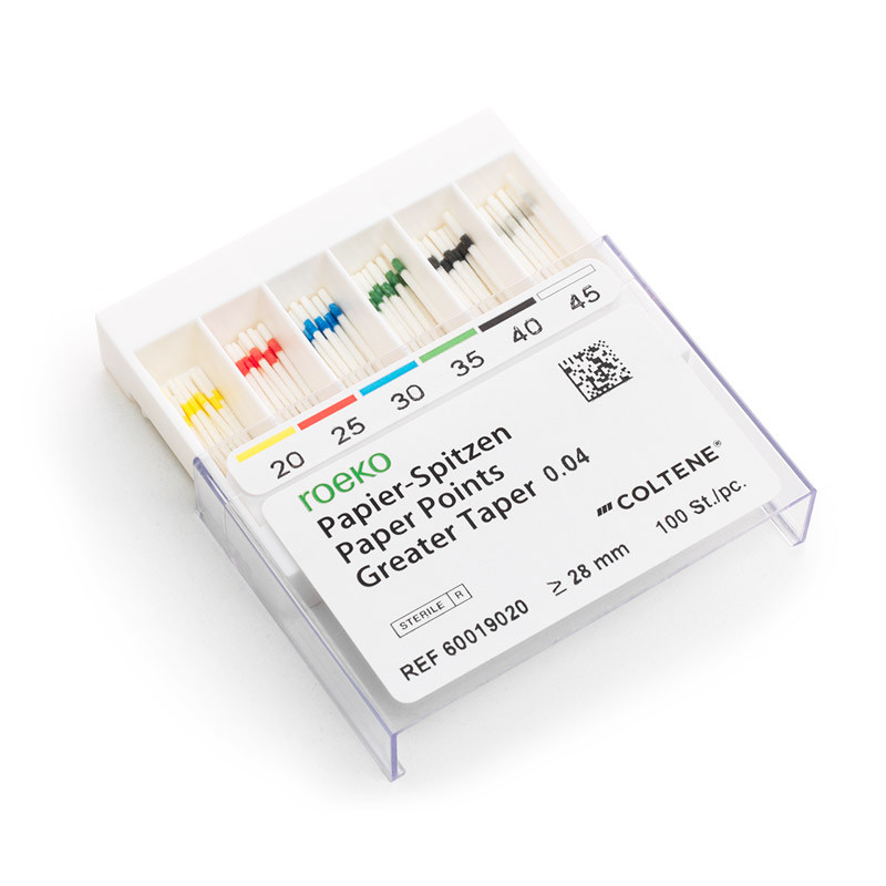 Paper points Greater taper 0.4 - Dentaland